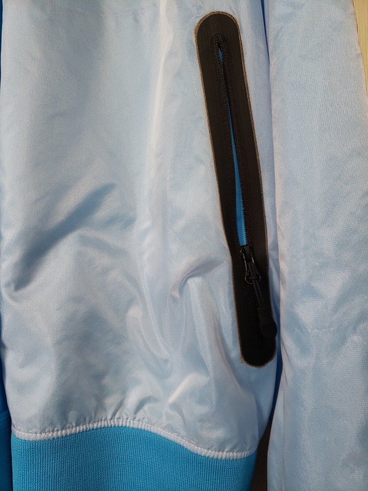 Nike Hooded Baby blue Sportswear Light Jacket Men Size XXL SAMPLE | eBay