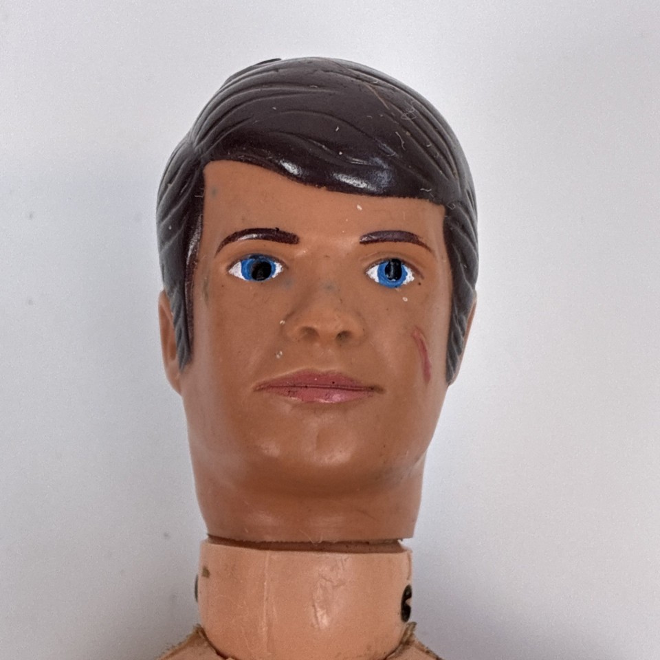 Vintage 1975 GI Joe Adventure Team Mike Powers Atomic Man Bionic 12 ...