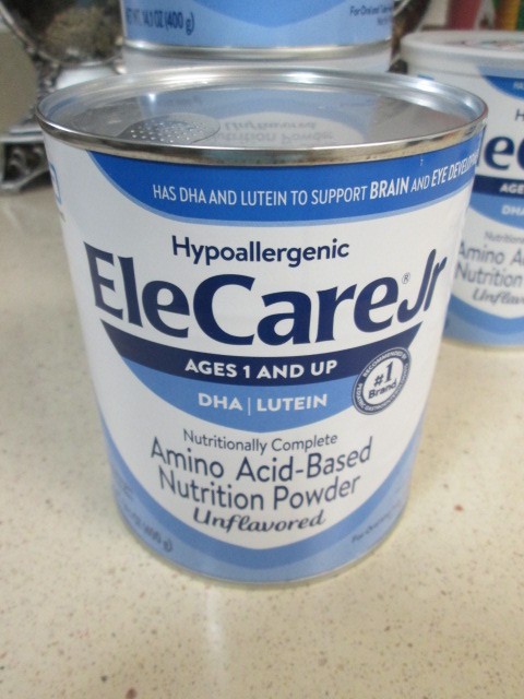 EleCare Jr unflavored formula, 4 cans X 14.1 oz/can, expire AUG 2026 ...