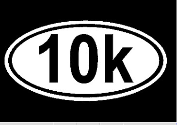 10k marathon Decal Vinyl Car Window Sticker ANY SIZE | eBay