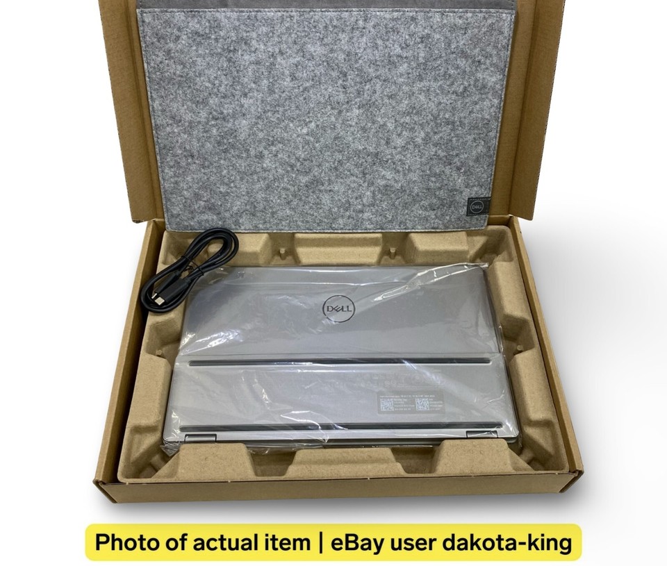 Dell Portable Monitor for Laptop 14" LCD USB-C 1080p FHD IPS + Case ...