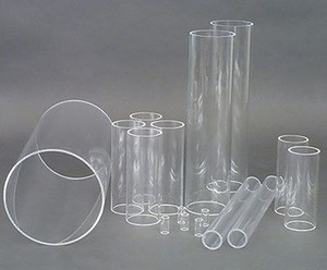 Clear Acrylic Round Tube Perspex Hollow Plastic Pipe Candle Gloss ...