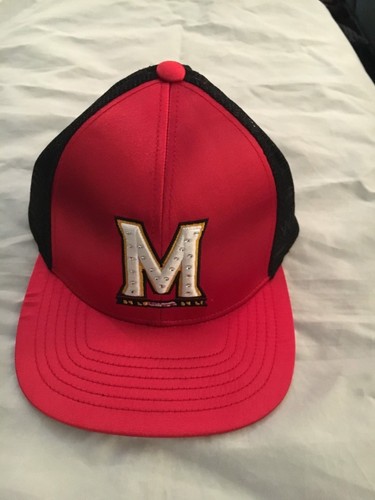 Maryland Terrapins Women's Big Satin Snapback Hat . NCAA College NEW ...