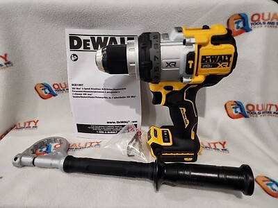 New DeWALT DCD1007 20V XR Plug 3-Speed 1/2” Hammer Drill/Driver - Bare ...