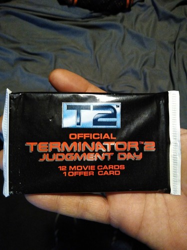 t2 official terminator 2 judgement day 12 movie trading cards vintage ...