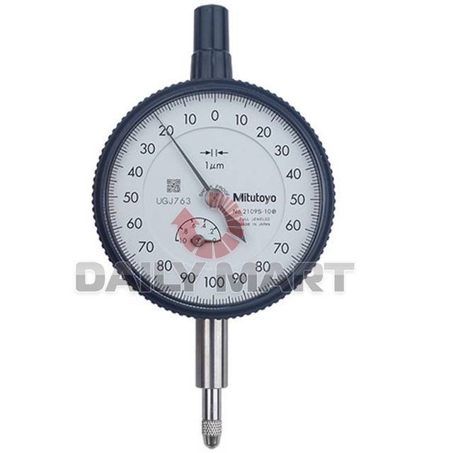 New Mitutoyo 2109S-10 High Resolution Dial Micron Dial Indicator 0-1mm ...