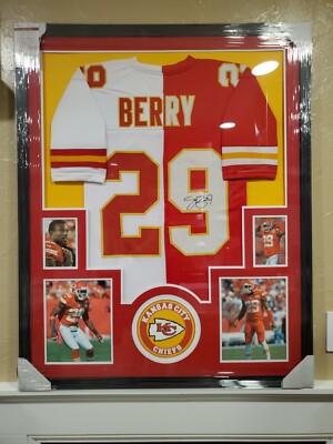 ERIC BERRY KANSAS CITY CHIEFS AUTOGRAPHED FRAMED JERSEY JSA COA. | eBay