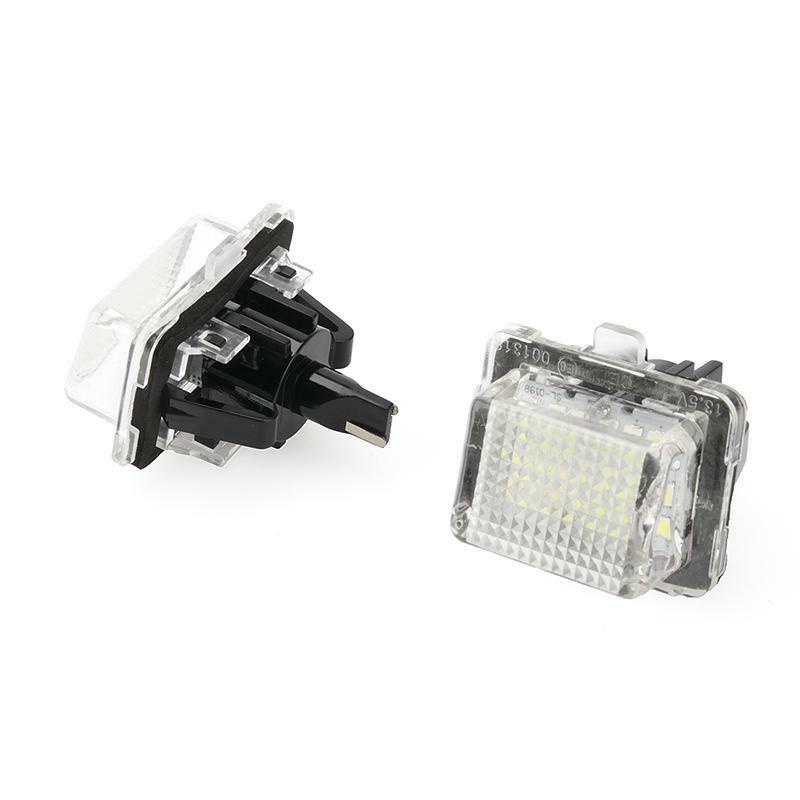 Pair For MERCEDES-BENZ W204 W221 W212 C216 LED License Plate Light ...