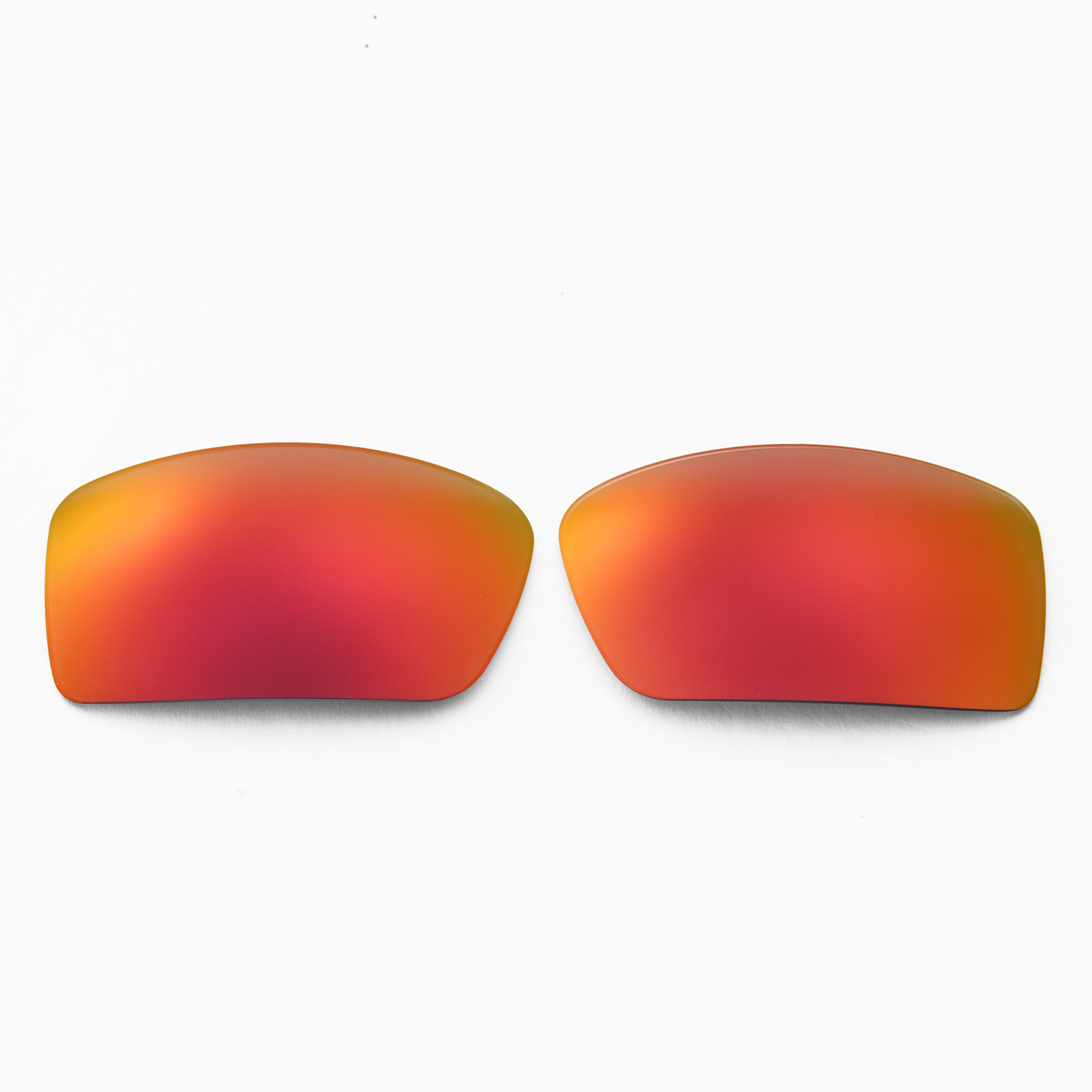 Walleva Non-Polarized Fire Red Replacement Lenses For Oakley Gascan ...