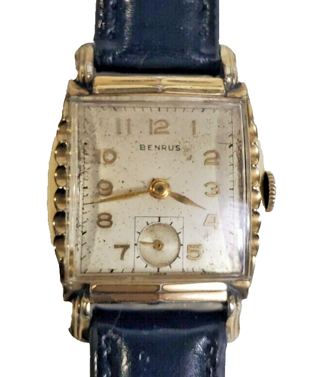 Benrus 10K R.G.P Bezel wind up Mechanical watch w/ sub sec @6. Runs. | eBay