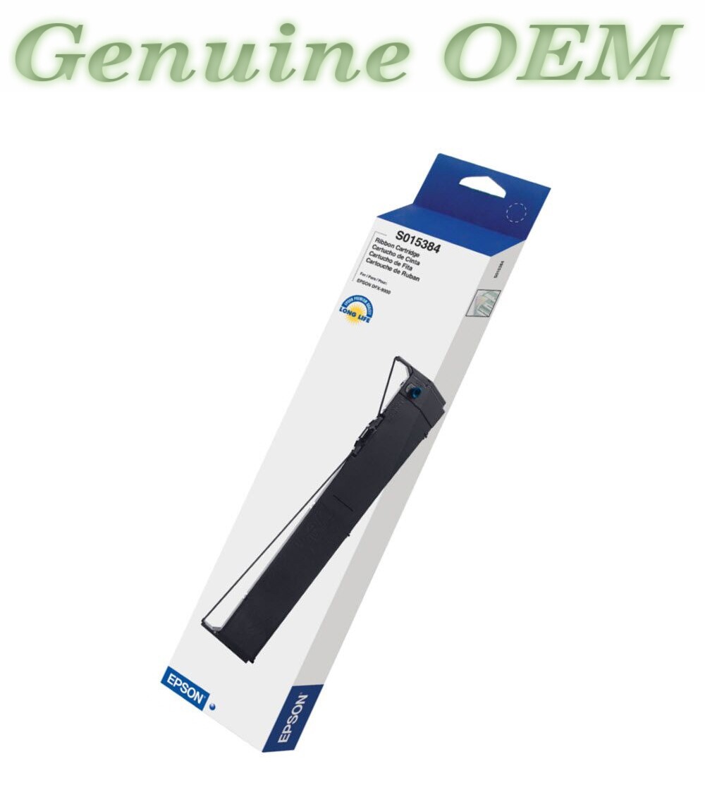 S015384 Original OEM Epson Ribbon, Black Genuine Sealed | eBay