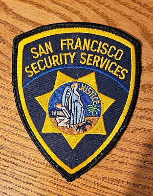 San Francisco Security Shoulder patch | eBay