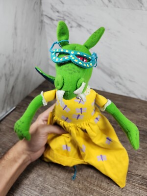 The Library Dragon Flip Doll Miss Lotta Scales/Miss Lotty Plush Soft ...