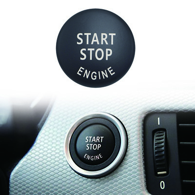 Black Engine Start Stop Switch Button Cover Fit for BMW E60 E70 E83 E84 ...