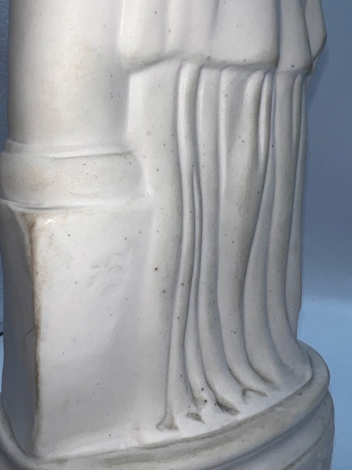 Nineteenth Century Parian Statue of the Goddess Hera In Repose Marked ...