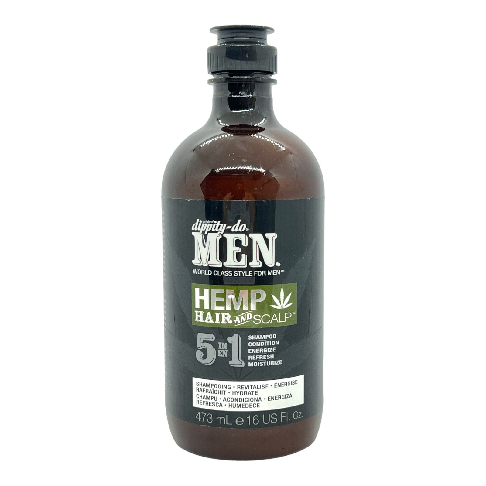 Dippity-Do Men Hemp Hair & Scalp 5 In 1 473 ml 16 fl oz for sale online ...