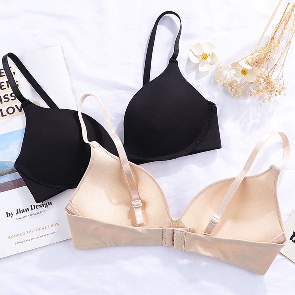 Flat-chested AAA AA ABC Women Bras Sexy Lingerie Thin Padded Wireless ...