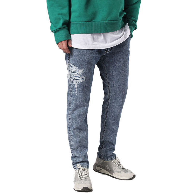 DIESEL KROOLEY T 084PV Mens Jeans Slim Fit Distress Casual Denim Sweat ...