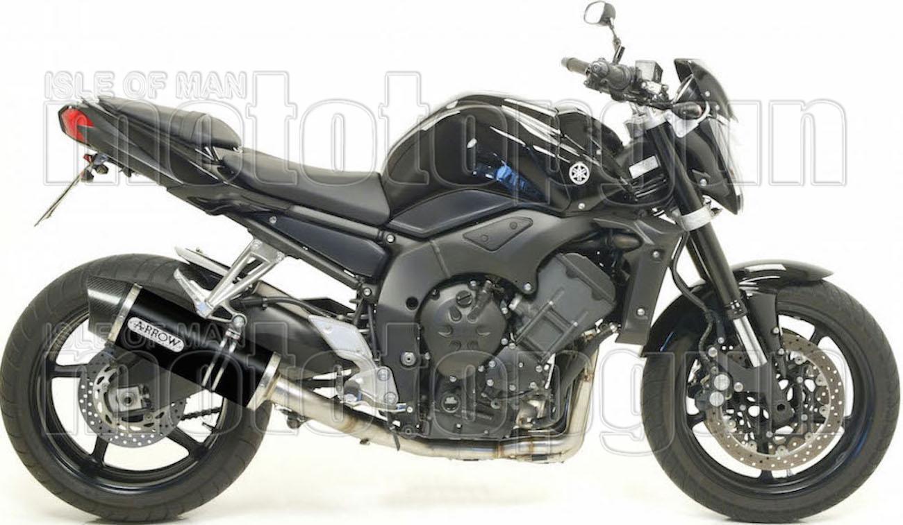 ARROW EXHAUST OPEN RC MAXI RACE-TECH BLACK ALUMINIUM C YAMAHA FZ1 2007 ...
