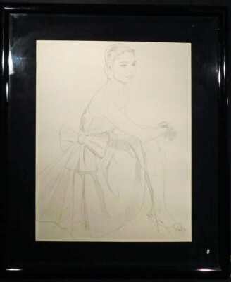 Robert Blue "Untitled" Original Pencil drawing rare Hand Signed on ...