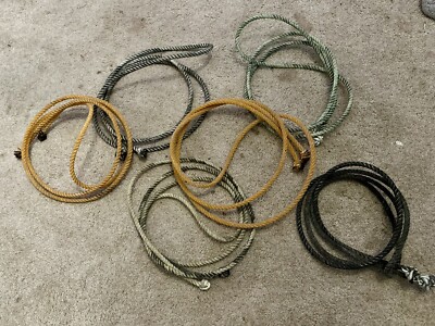 Cowboy Lariat Tie Down/ Piggin’ String - 8’ - 3 Strand Rope | eBay