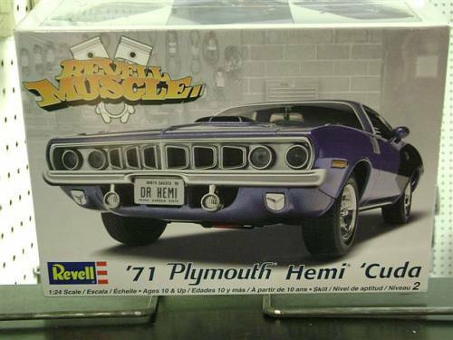 Revell Monogram 2943 '71 Plymouth Hemi Cuda model kit | eBay
