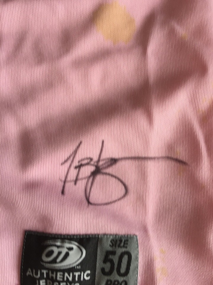 TODD FRAZIER Louisville Bats Game Worn Cancer Jersey Autograph Reds #62 ...