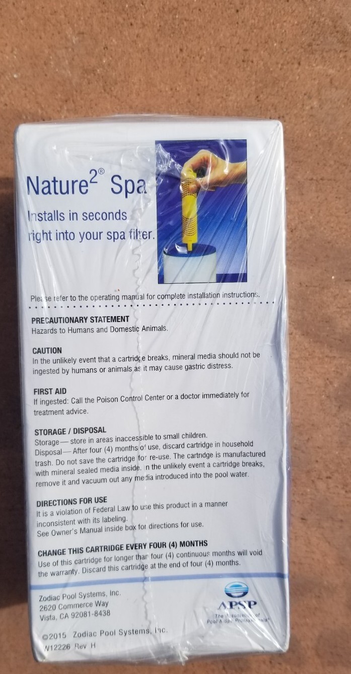 Nature 2 Spa Mineral Sanitizer - W20750 for sale online | eBay