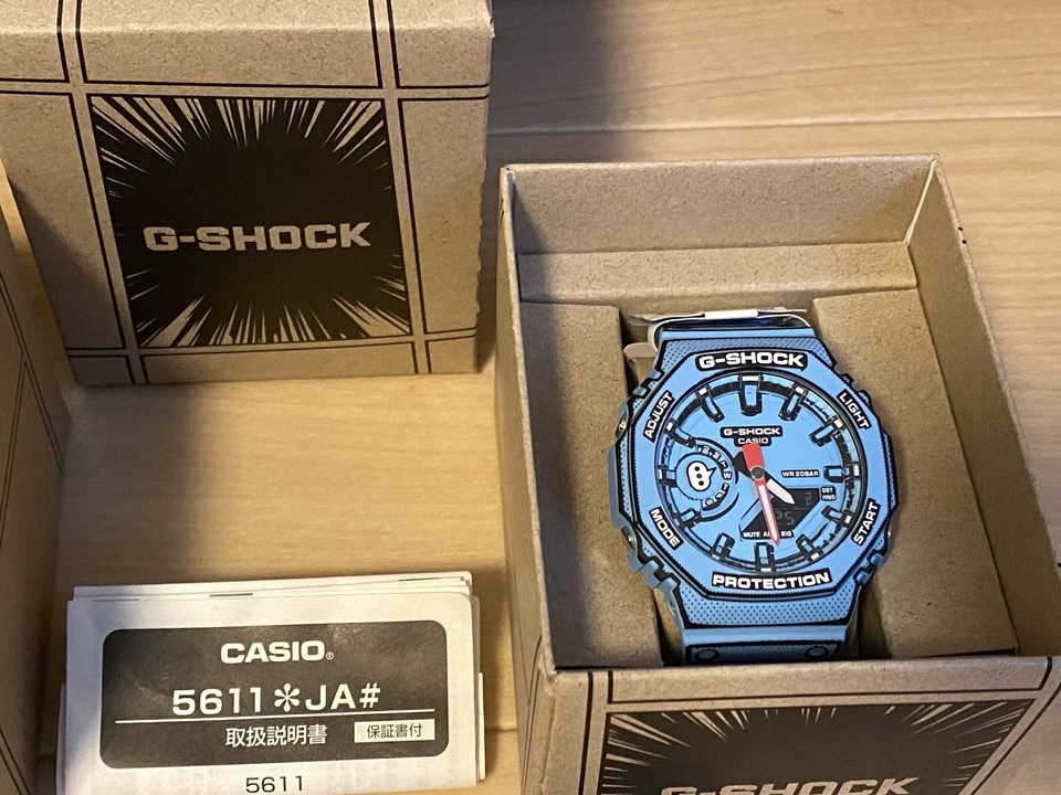 Casio G-SHOCK GA-2100MNG-7AJR White GA-2100MNG-2AJR Blue 2set Watch ...