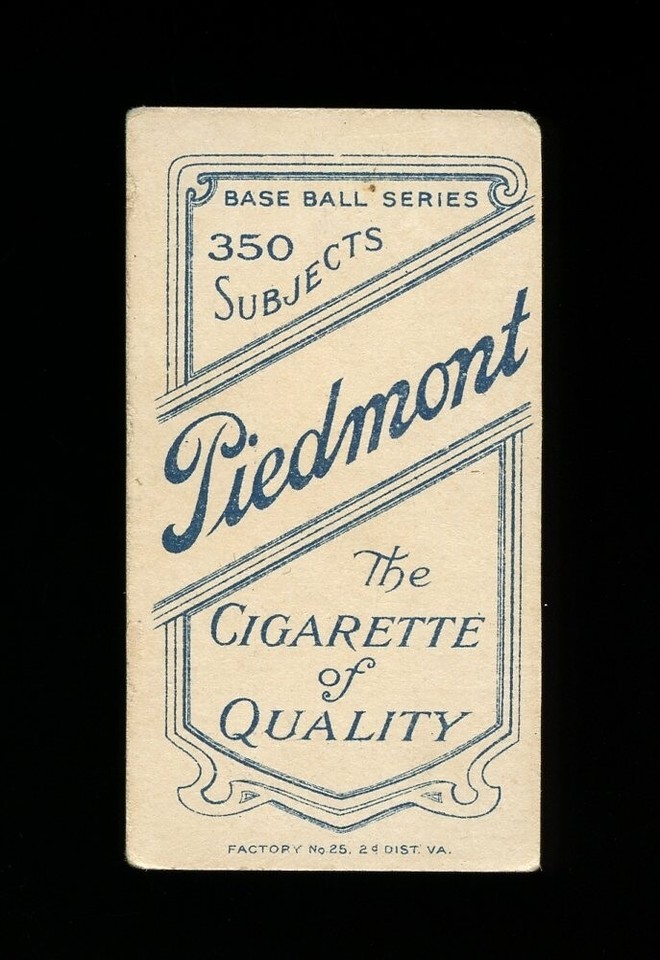 1909-11 T206 Set-Break Red Ames (Portrait) Piedmont VG-VGEX *GMCARDS ...