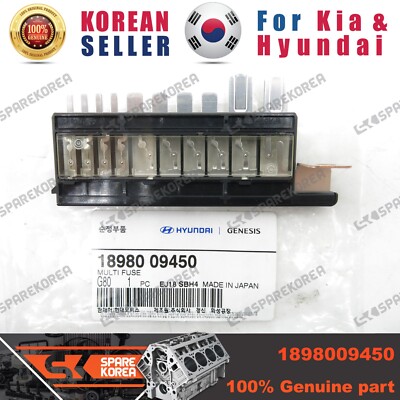 Genuine/OEM 1898009450 MULTI FUSE for Kia Stinger 17 | eBay