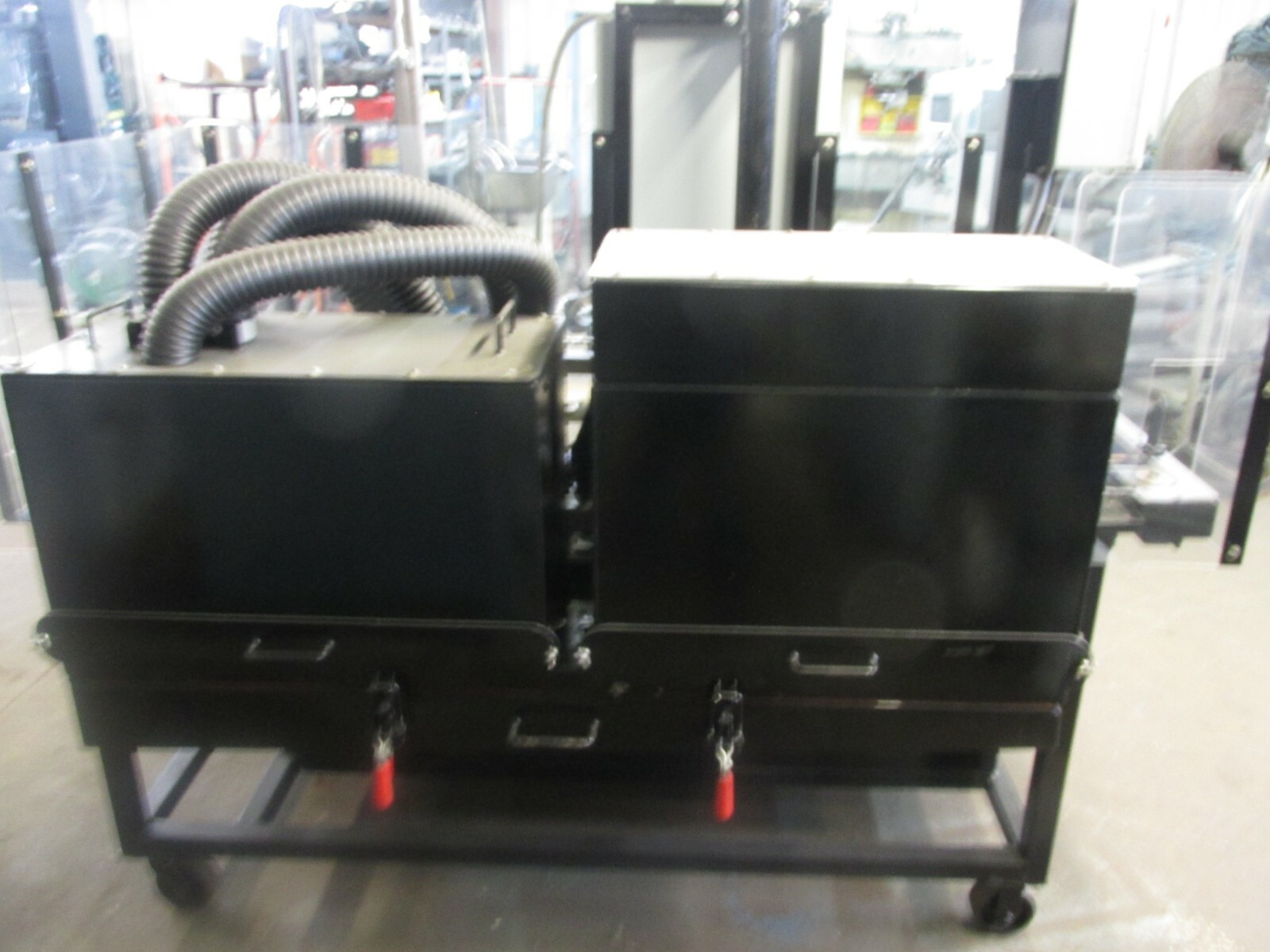 Pin Type Custom Heated Parts Washer with Blow off Load & Unload in the ...