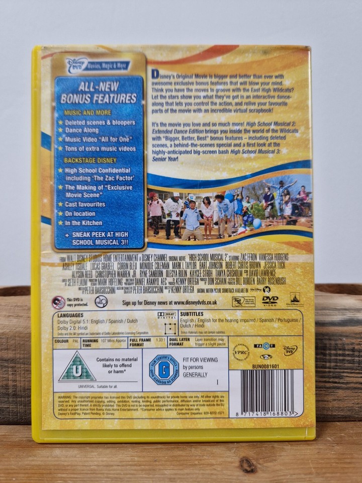 High School Musical 2 - DVD - Zac Efron / Vanessa Hudgens - Free ...
