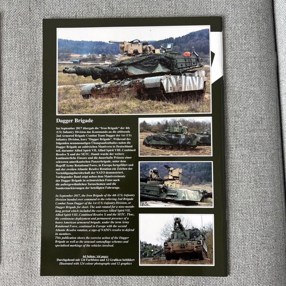 TANKOGRAD Berlin Dagger Iron Brigade US Army Europe M1 Abrams Tank M2 ...