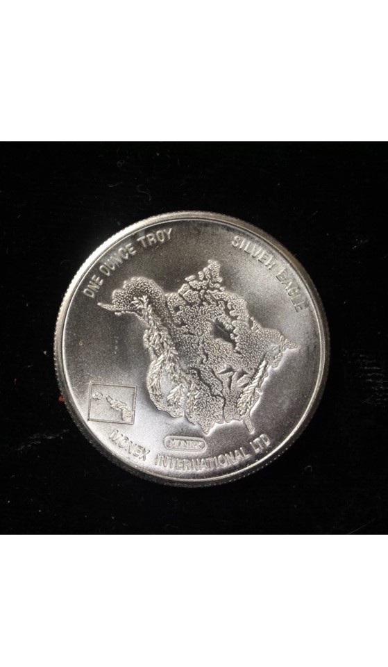 1982 Monex Silver Eagle 1 oz .999 fine Silver Round Coin In Capsule | eBay