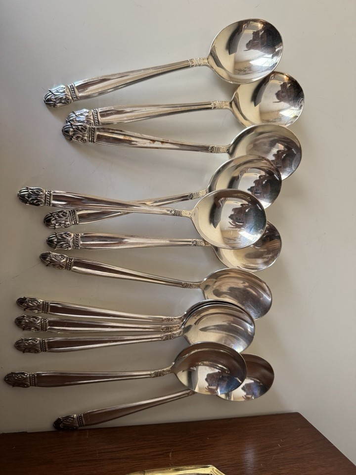 Holmes Edwards Danish Princess 121 Pc SilverPlate Flatware Silverware ...