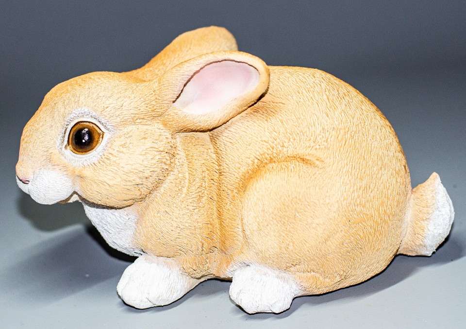 Bunny Rabbit Memorial Urn Cremation Figurine Pet Ashes Grave Decor ...