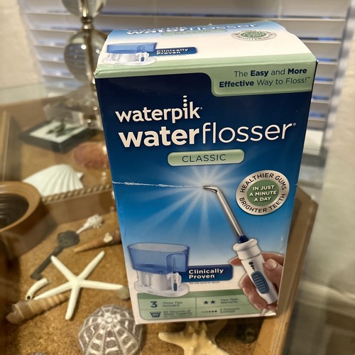 Waterpik Water Flosser Classic WP-60W Includes 3 Tips Reservoir Hbh New ...