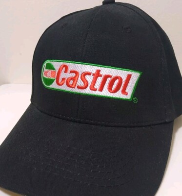 Castrol Motor Oil Logo Embroidered Adjustable Hat Black Ball Cap | eBay