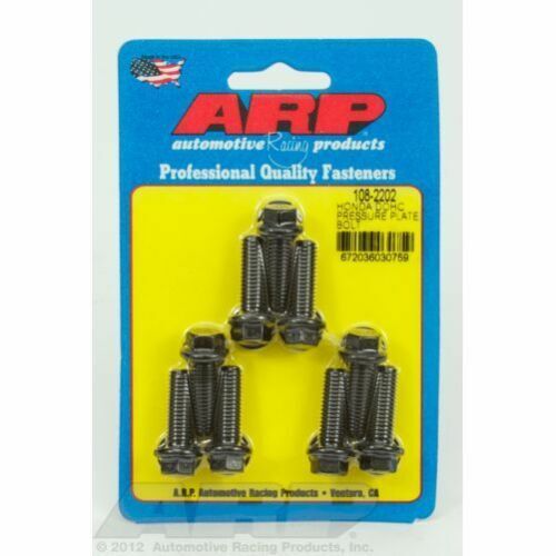 ARP 108-2202 Pressure Plate (Clutch Cover) Bolt Kit for Honda DOHC B ...