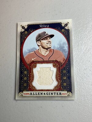 Austin Riley 2023 Topps Allen & Ginter Relic #AGRB-AR Atlanta Braves | eBay