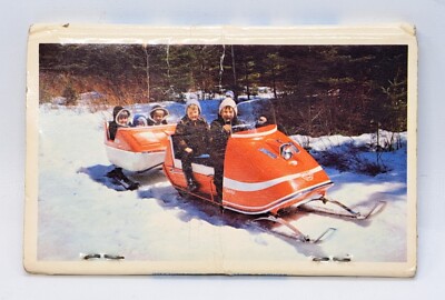 VINTAGE LARGE MOTO-SKI MATCHBOOK GEORGE ROKES SURRY NH GREAT GRAPHICS ...