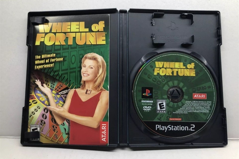 Wheel of Fortune PS2 PlayStation 2 Complete CIB Tested MINT CONDITION ...