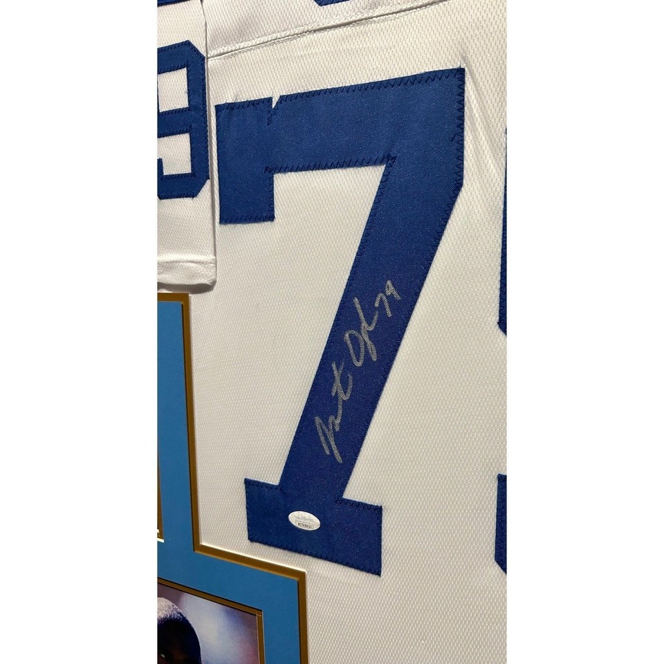 Jonathan Ogden Framed Signed White Jersey JSA Autographed UCLA | eBay