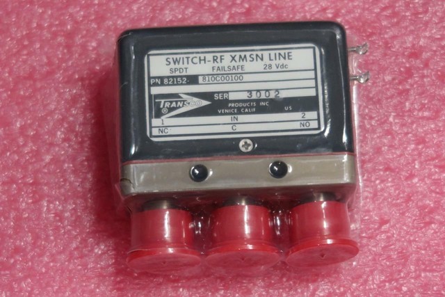 Transco Switch-rf XMSN Line SPDT Failsafe 82152-810c00100 28vdc N ...