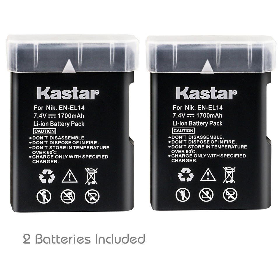 Kastar Replacement Battery for Nikon D5500 D5600 D3400 D3500 P7100 ...