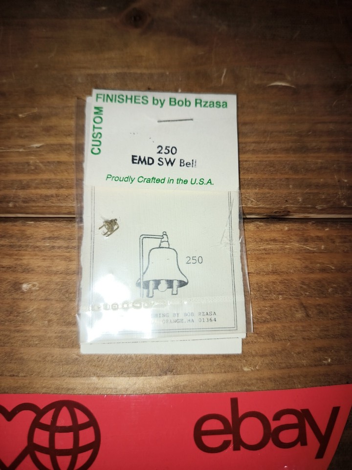 Custom Finishes Bob Rzasa 250 HO Scale Brass EMD SW BELL Kit New IN ...
