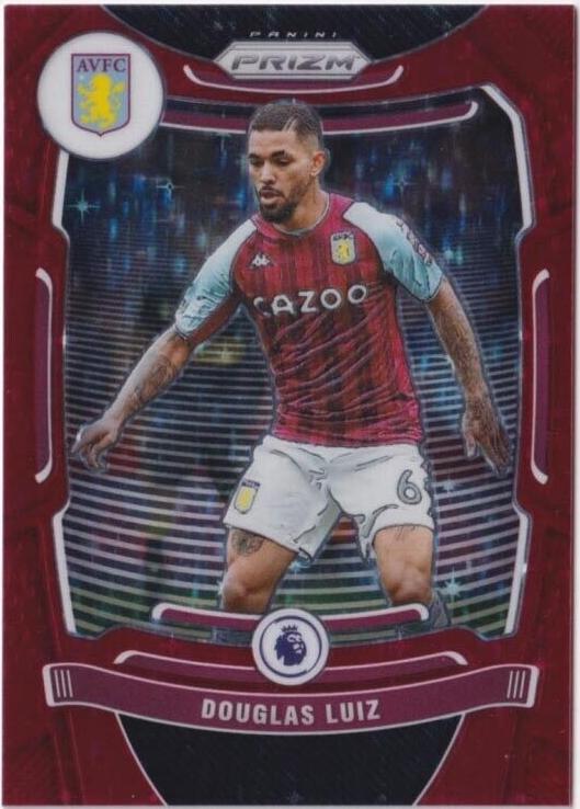 2021-22 Panini Prizm Premier League - Douglas Luiz #131 Red Stars Prizm ...