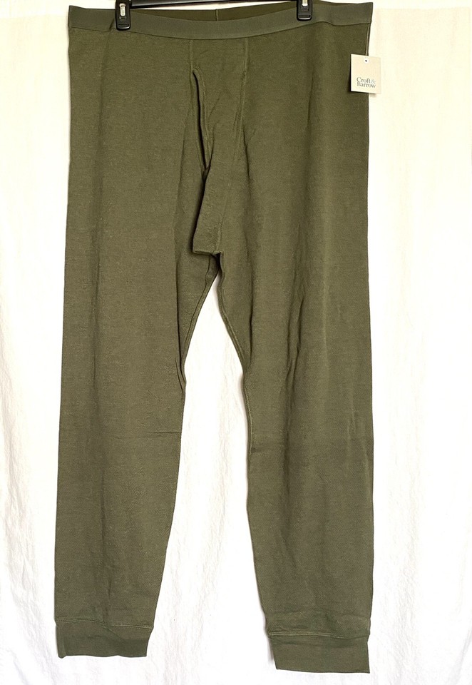 6 Pairs 2XLT Mens Thermal Pants 2XL NEW Long Underwear Croft Barrow Big ...
