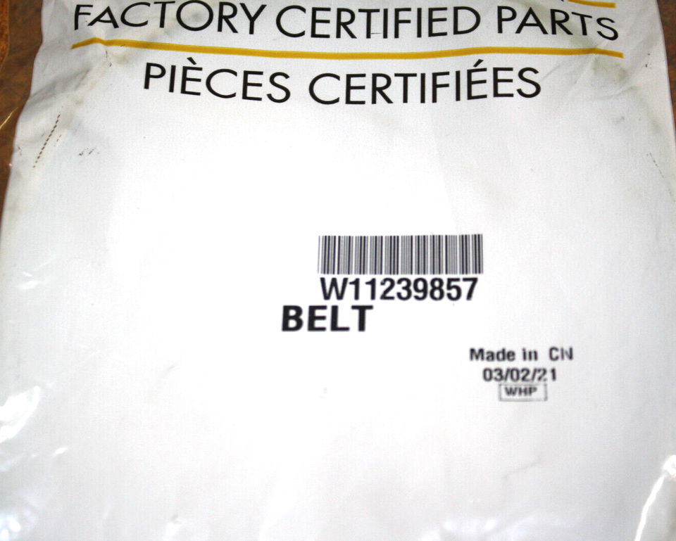 W11239857 Top Load Washer Drive Belt Whirlpool OEM | eBay